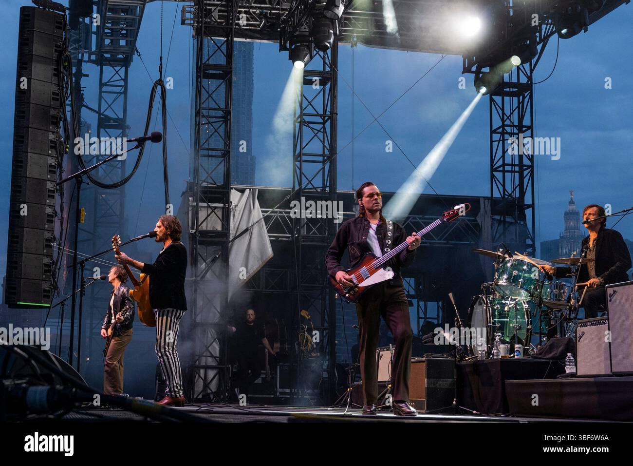 New York, NY, May 30, 2025: Australian band 'Jet' performs on stage ...