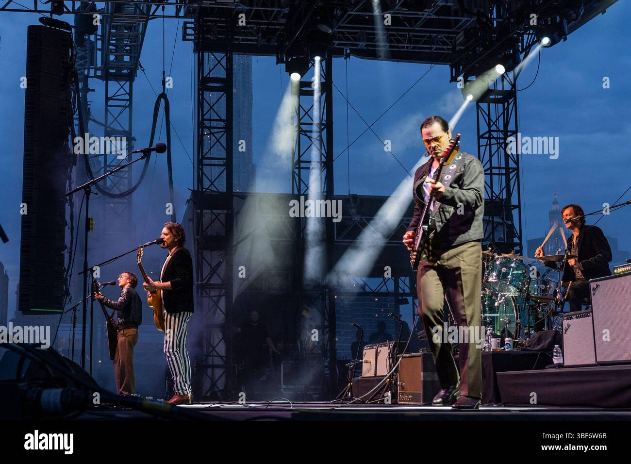 New York, NY, May 30, 2025: Australian band 'Jet' performs on stage ...