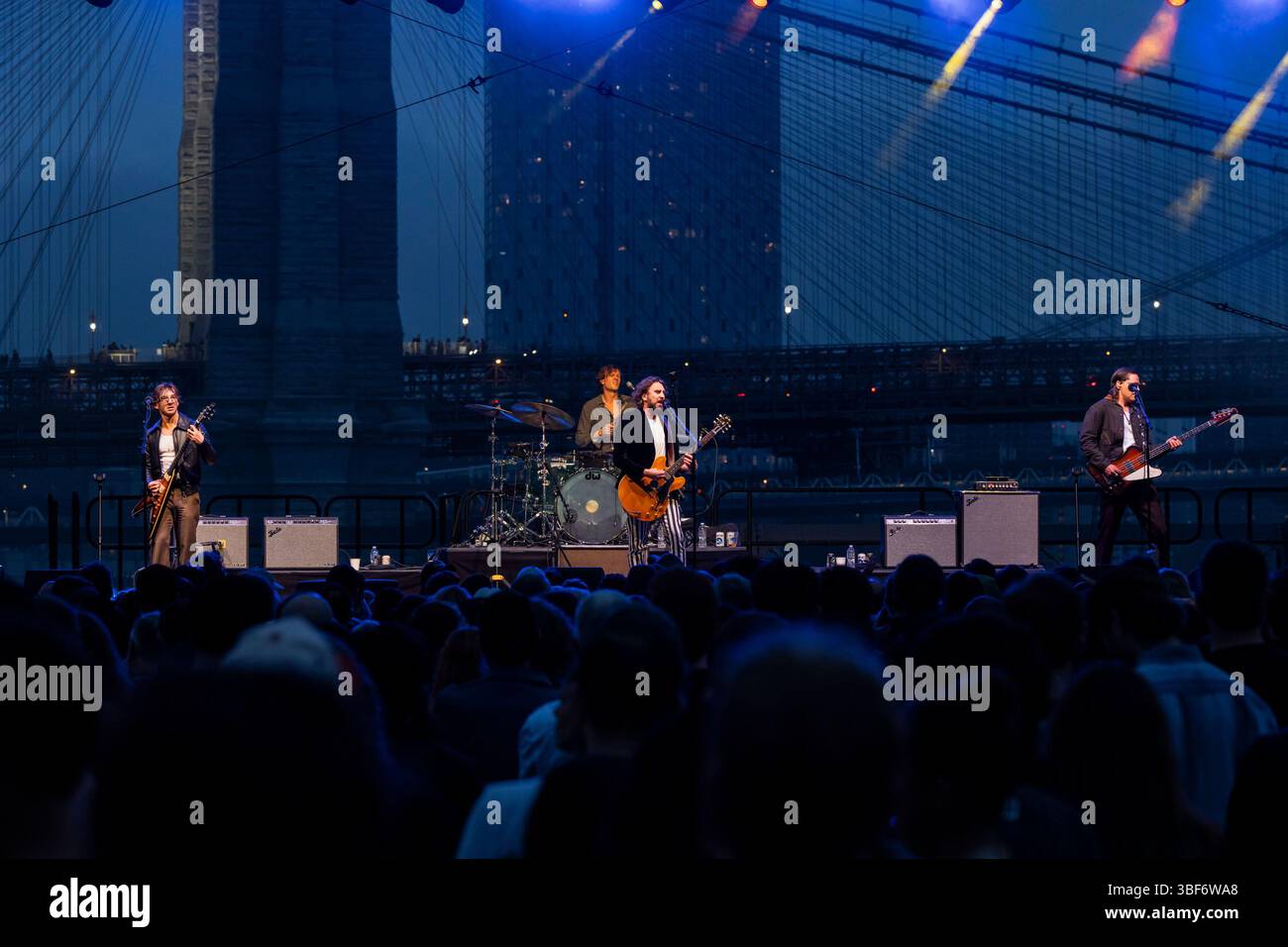 New York, NY, May 30, 2025: Australian band 'Jet' performs on stage ...