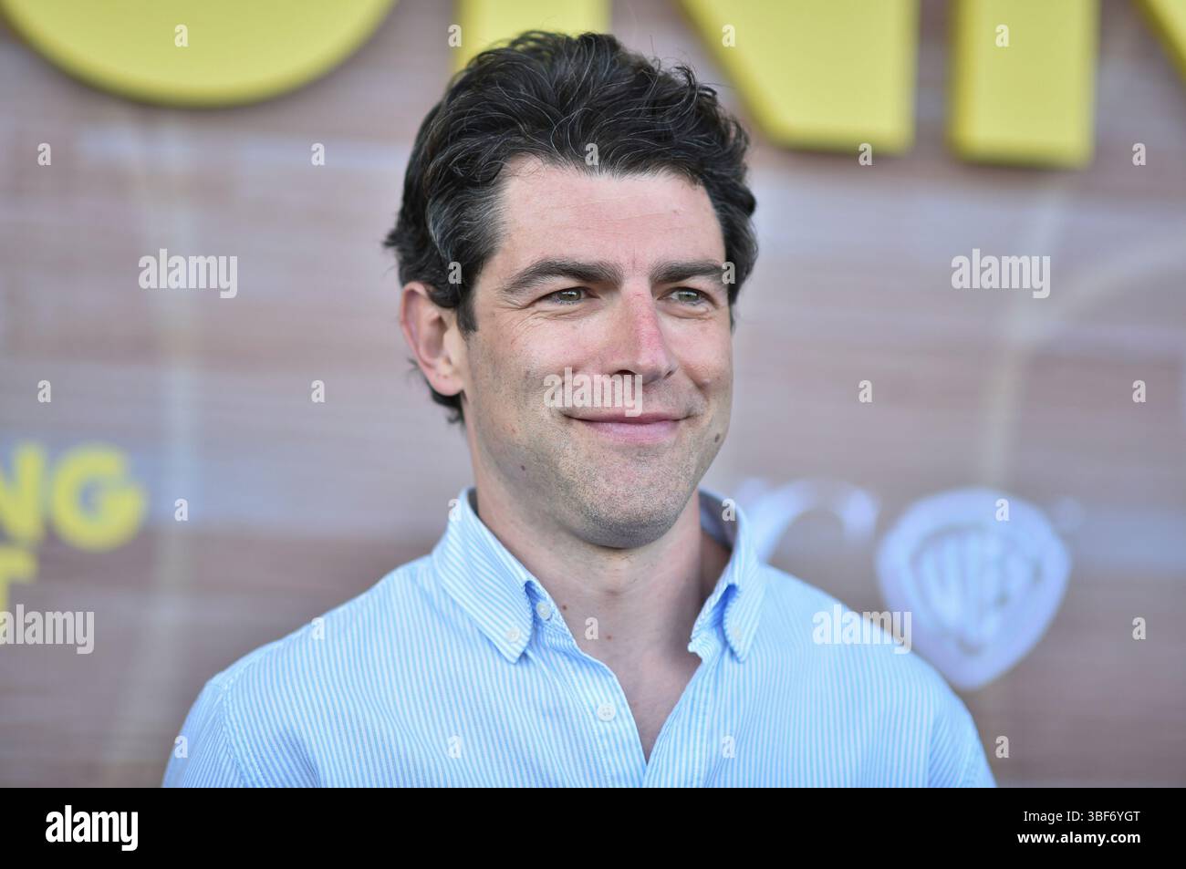 Max Greenfield arrives at an FYC screening of "Running Point" on Friday ...