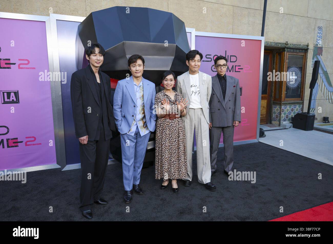 Ca. 30th May, 2025. Park Sung Hoon, Choi Seung-hyun, Lee Jung-jae, T.O.P., Kang Ae-shim, Lee ...