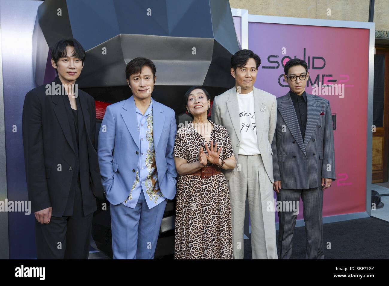 Ca. 30th May, 2025. Park Sung Hoon, Choi Seung-hyun, Lee Jung-jae, T.O.P., Kang Ae-shim, Lee ...