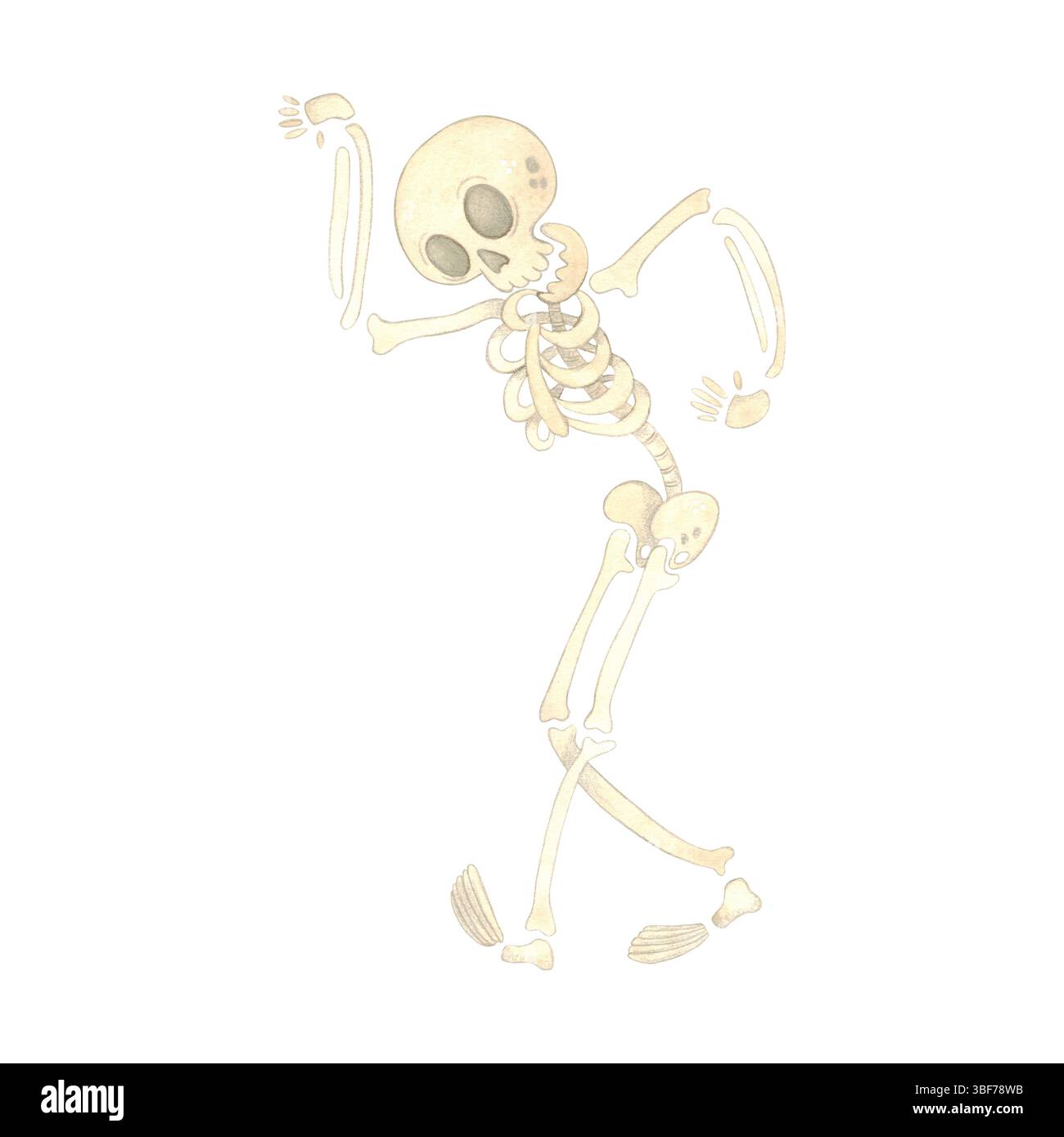 Funny dancing skeleton cartoon character Cut Out Stock Images ...