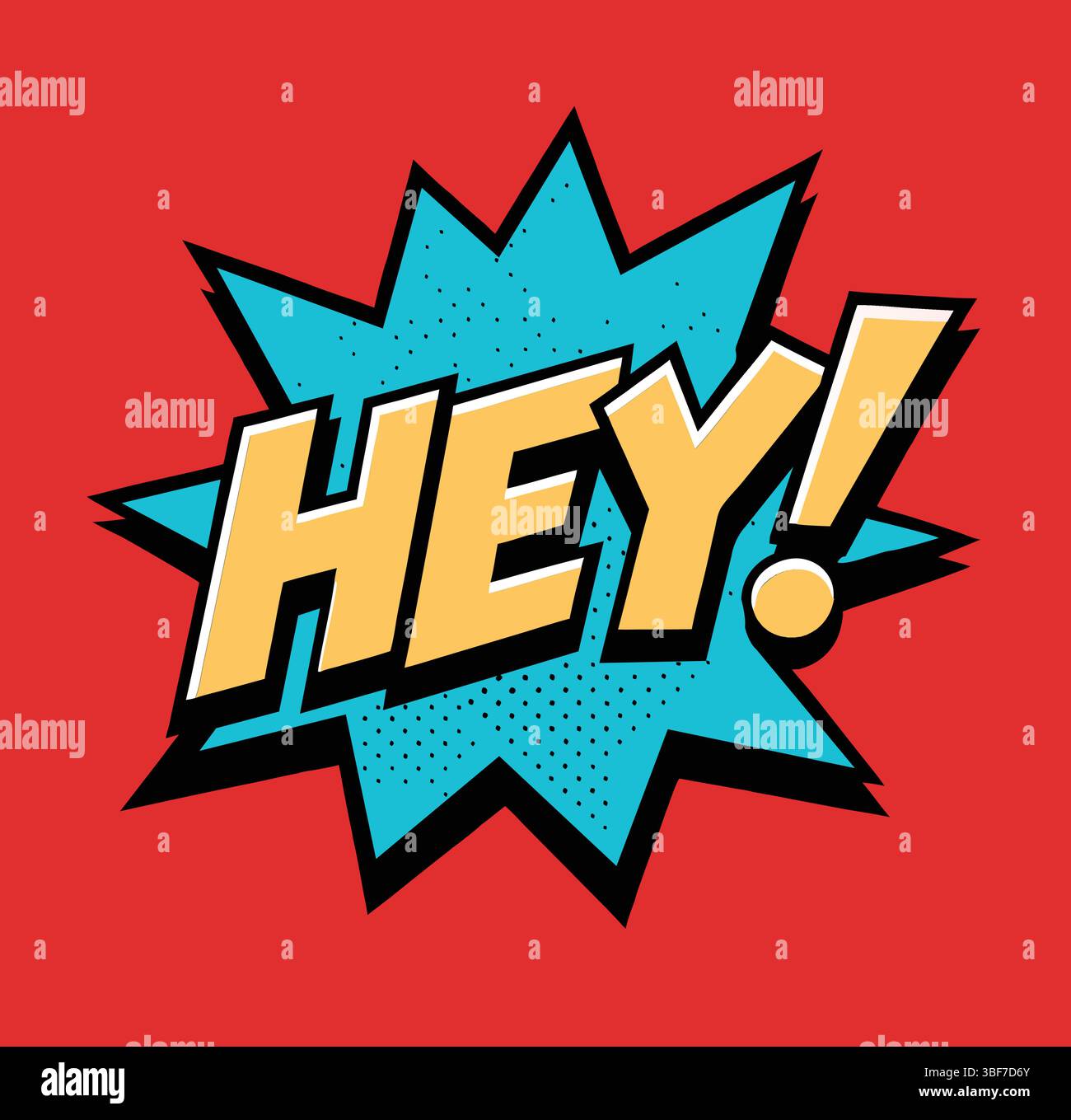 Lettering hey, Comic text sound effects. Bubble icon speech phrase ...