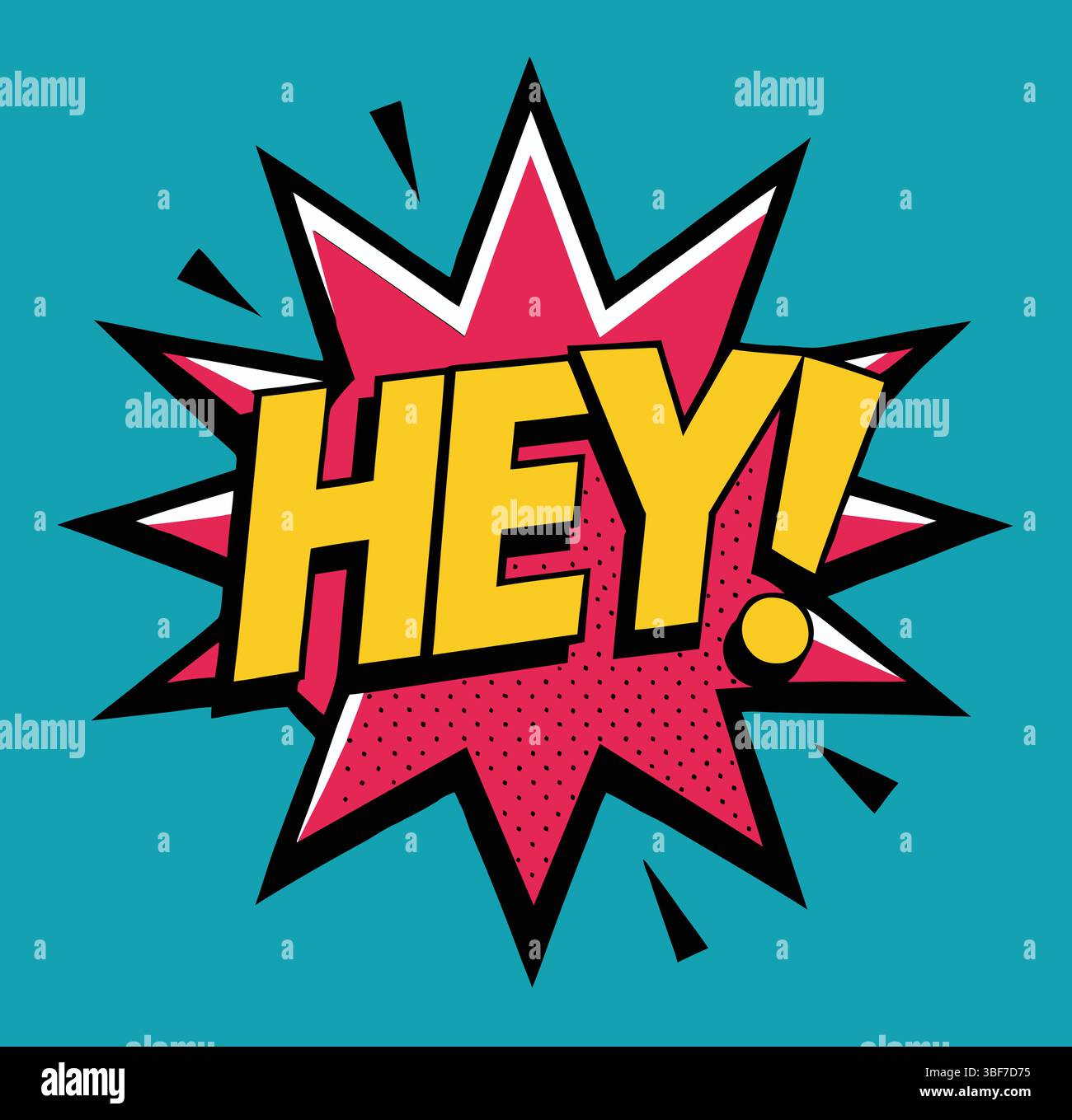 Lettering hey, Comic text sound effects. Bubble icon speech phrase ...