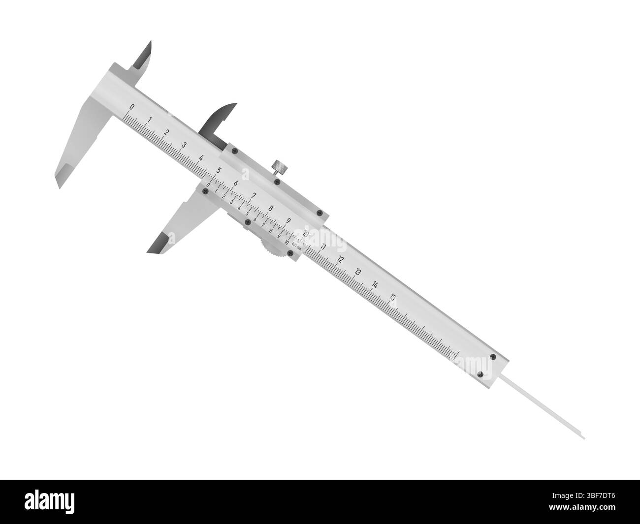 Calipers on a white background. Vector illustration Stock Photo - Alamy