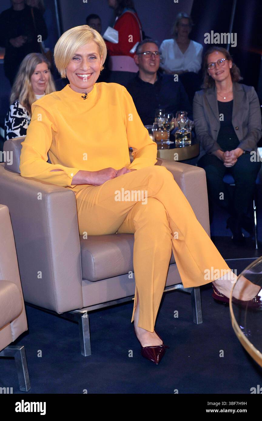 Susanne Stichler bei der Aufzeichnung der NDR Talk Show im NDR Fernsehstudio Lokstedt. Hamburg ...