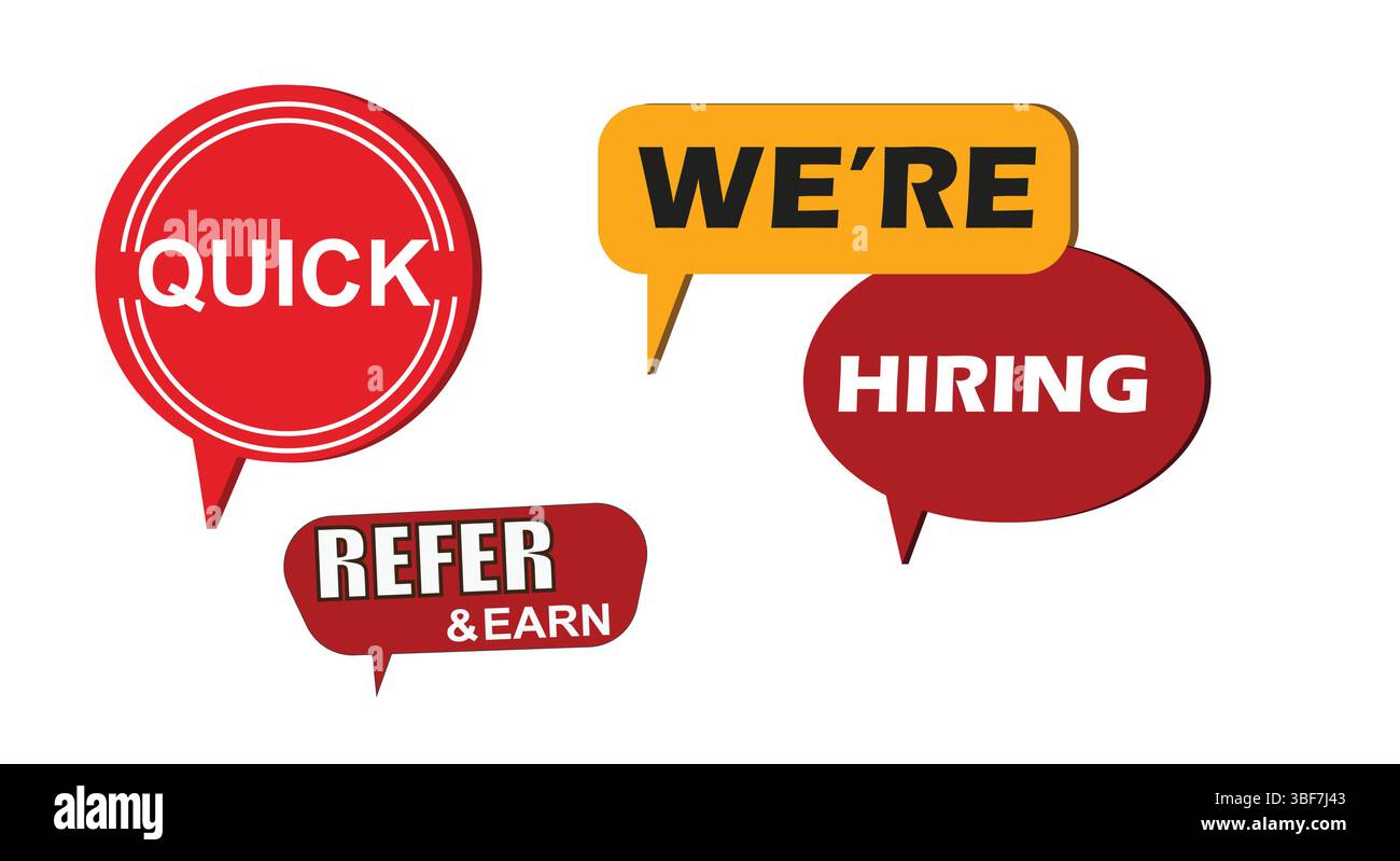 Jobs advertising Stock Vector Images - Alamy