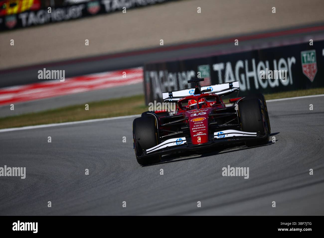 16 Charles Leclerc, (MON) Scuderia Ferrari SF25, during the Spanish GP ...
