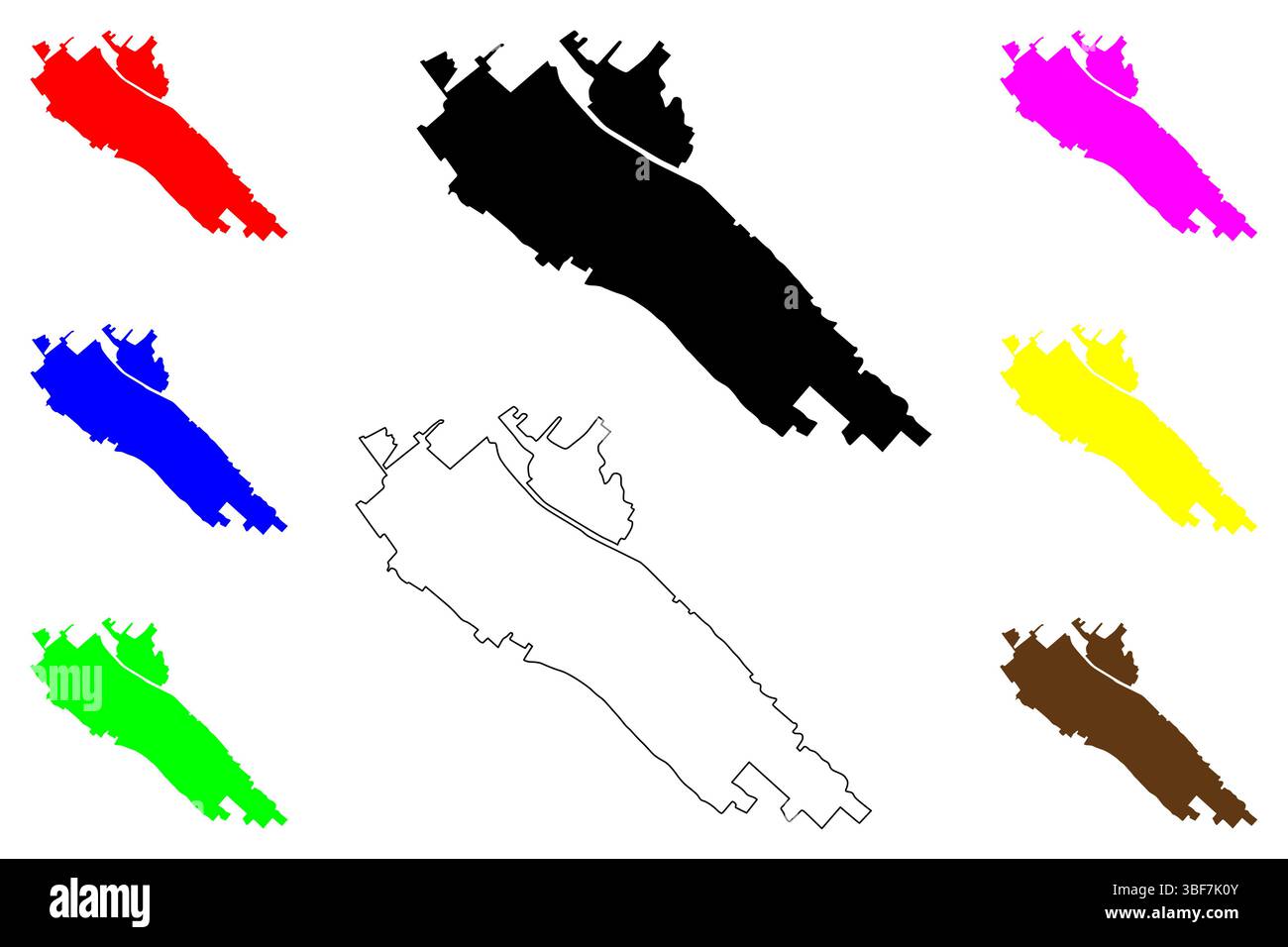 Abadan city (Islamic Republic of Iran, Persia, IRI, Khuzestan province ...