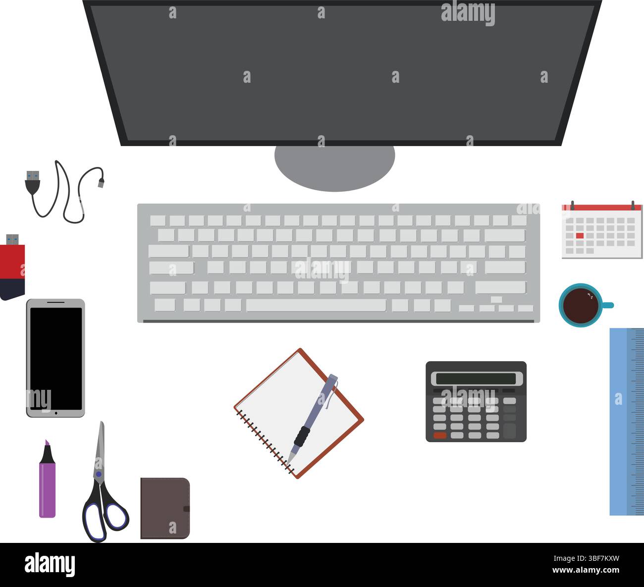 Essential for office Stock Vector Images - Alamy