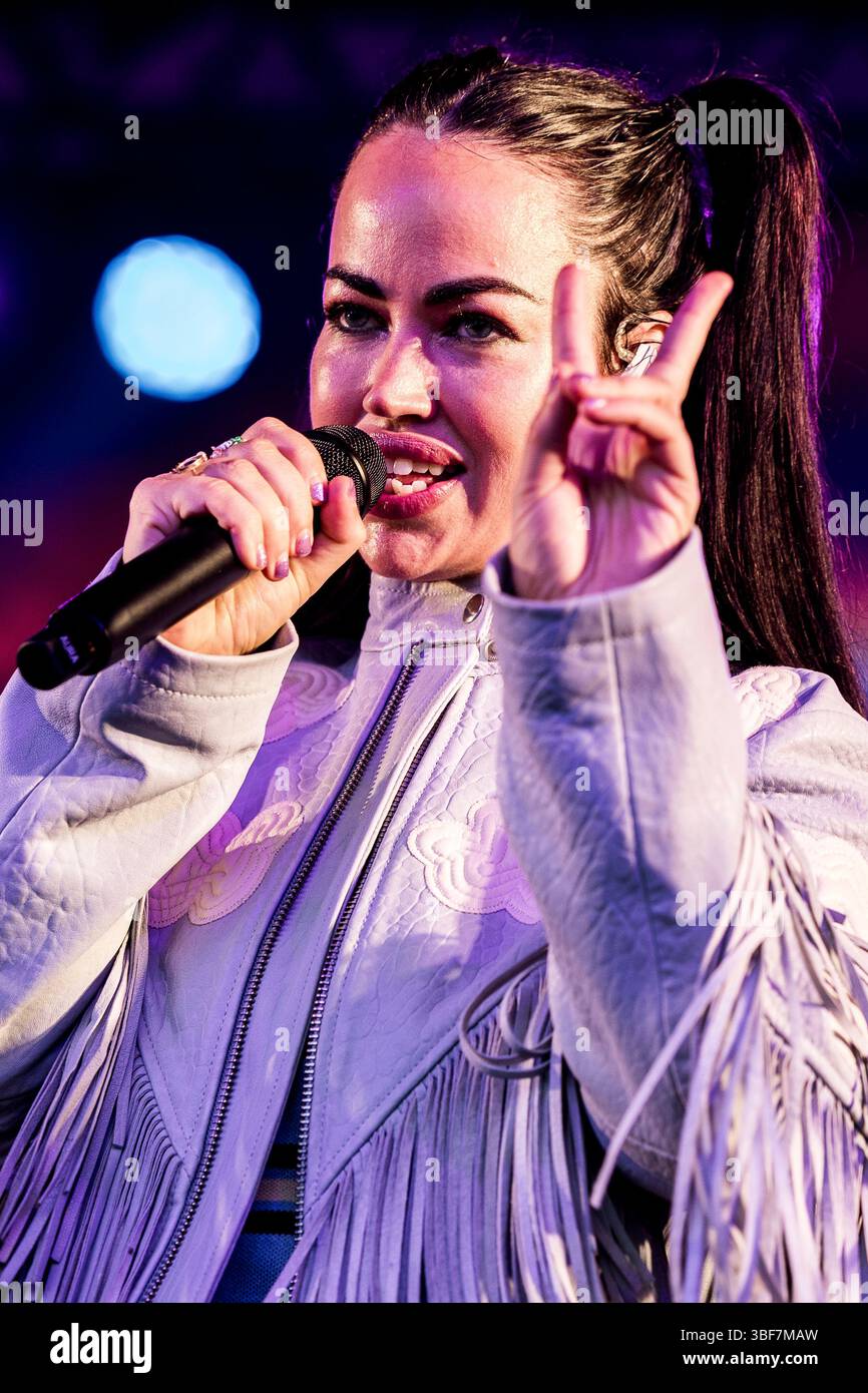 Jelling, Denmark. 30th May, 2025. The Danish singer and songwriter Aura ...