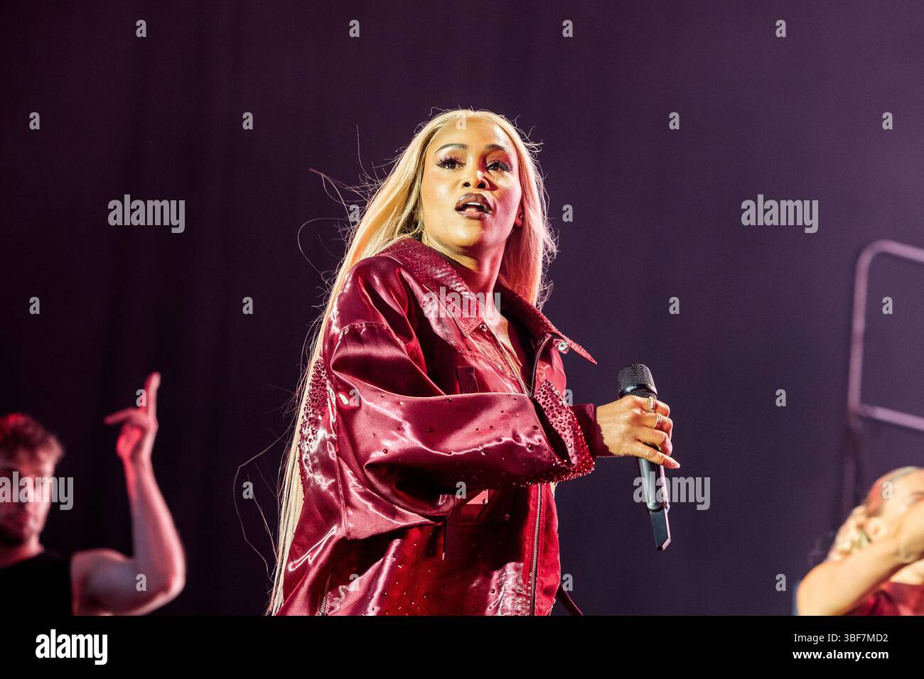Jelling, Denmark. 30th May, 2025. The American rapper Eve performs a ...