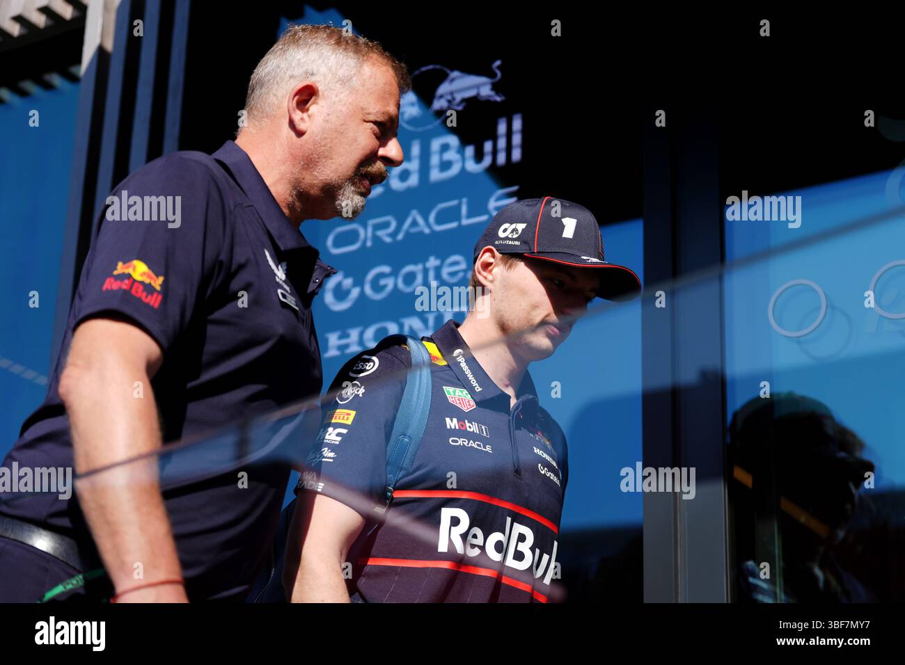 Red Bull's Max Verstappen arrives at the Circuit de Barcelona-Catalunya, Spain. Picture date ...