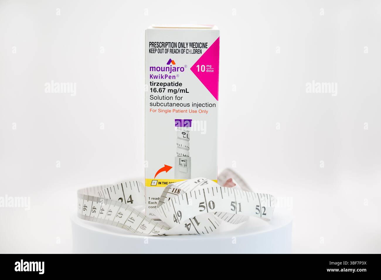 Mounjaro tirzepatide GLP-1 GIP receptor agonist, kwik pen injection ...