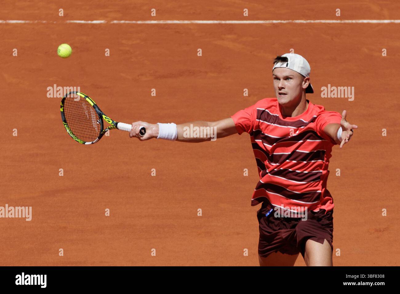Holger Rune of Denmark during the Roland-Garros 2025, French Open ...