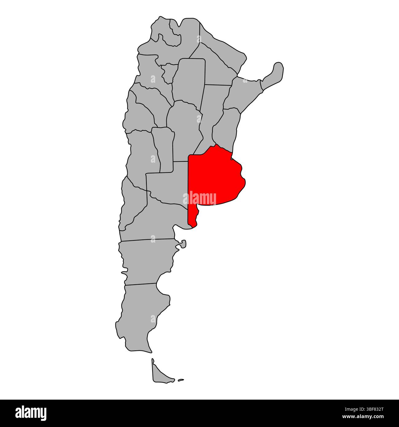 Buenos Aires of Argentina map symbol shape, travel web icon vector ...