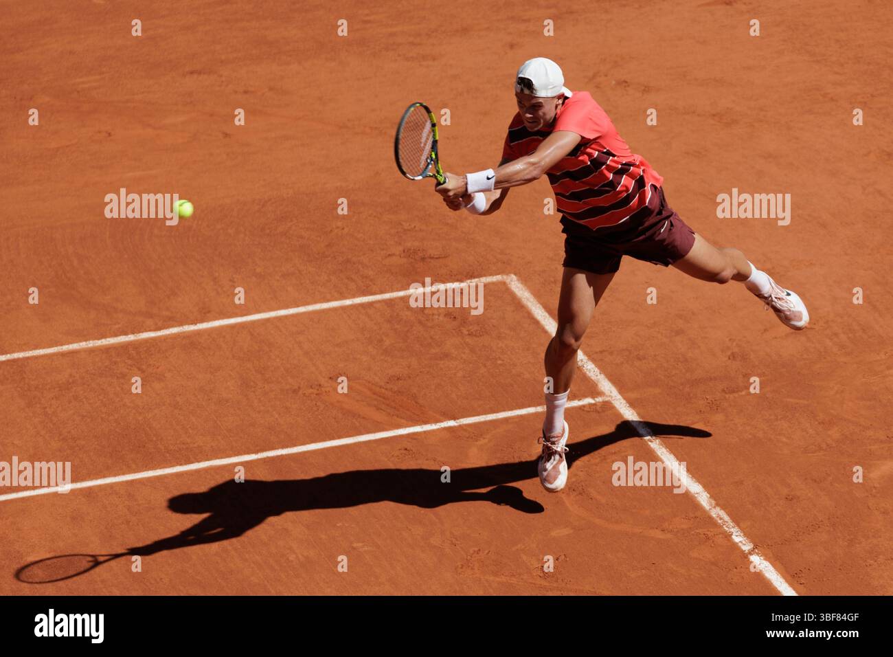 Holger Rune of Denmark during the Roland-Garros 2025, French Open ...