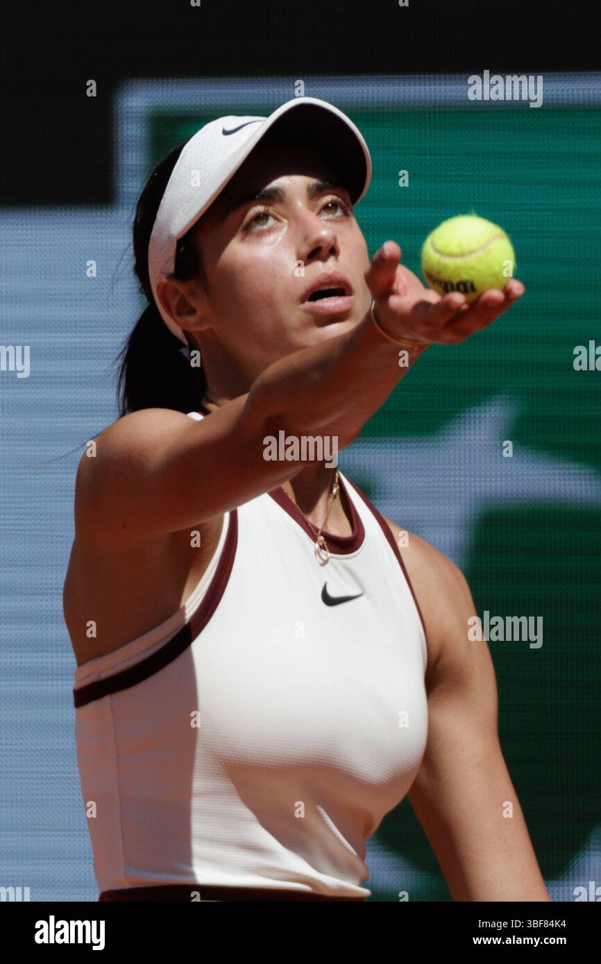 Olga Danilovic of Serbia during the Roland-Garros 2025, French Open ...