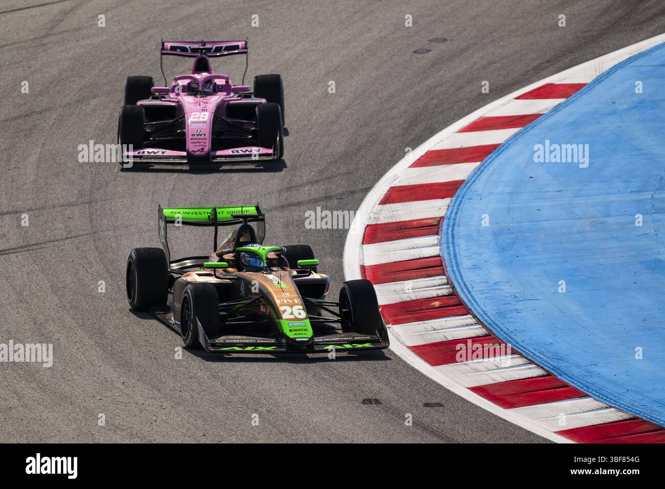 26 HEDLEY James(gbr), AIX Racing, Dallara F3 2025, 29 LACORTE Nicola ...