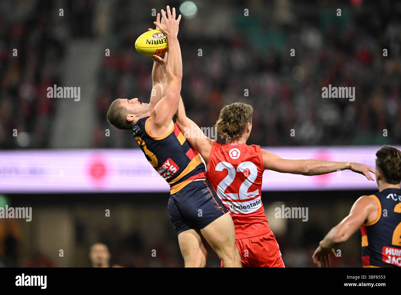 Sam Berry of the Crows takes a mark during the AFL Round 12 match ...