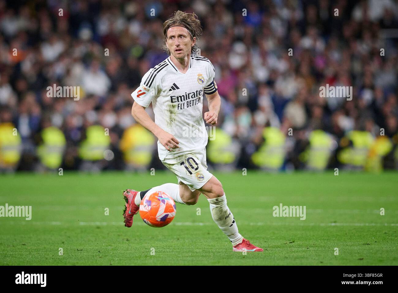 Madrid, Spain. 14th May, 2025. Real Madrid CF's Luka Modric during La ...