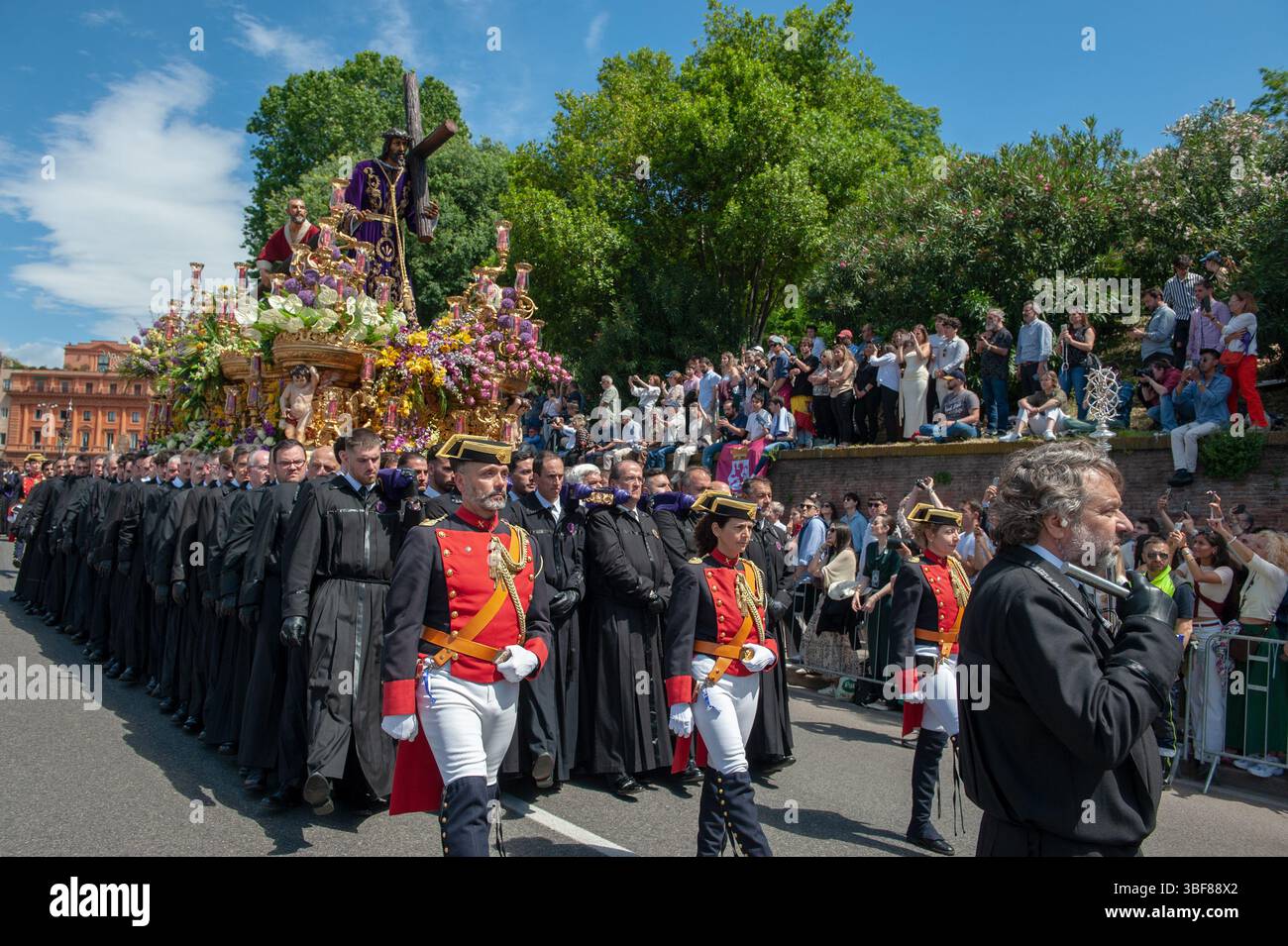 Rome, Italy May 17, 2025: Grand procession commemorating the Jubilee of ...