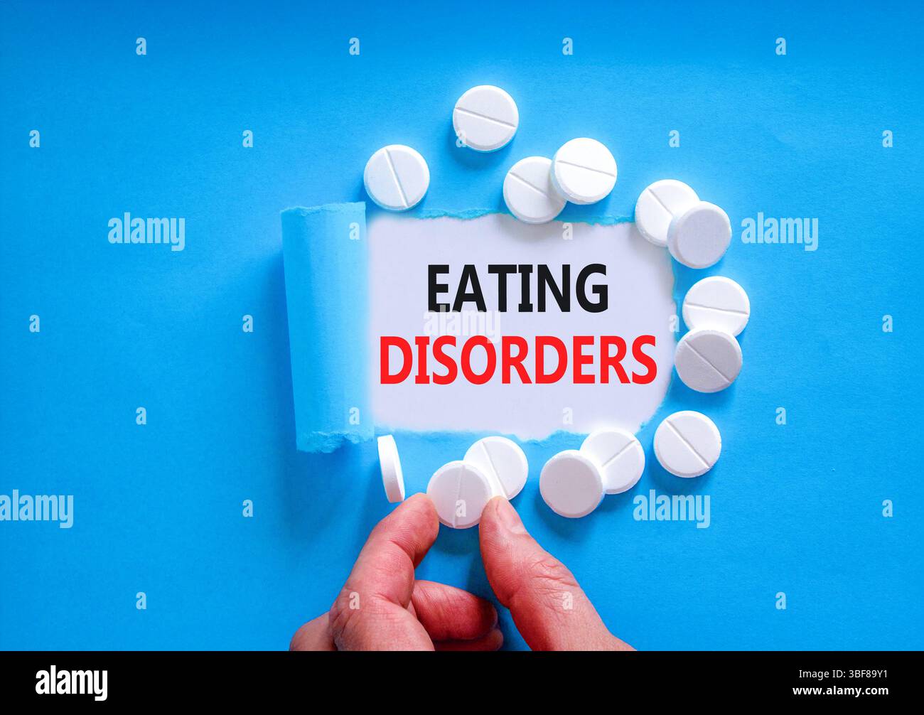 Eating disorders symbol. Concept words Eating disorders on beautiful ...