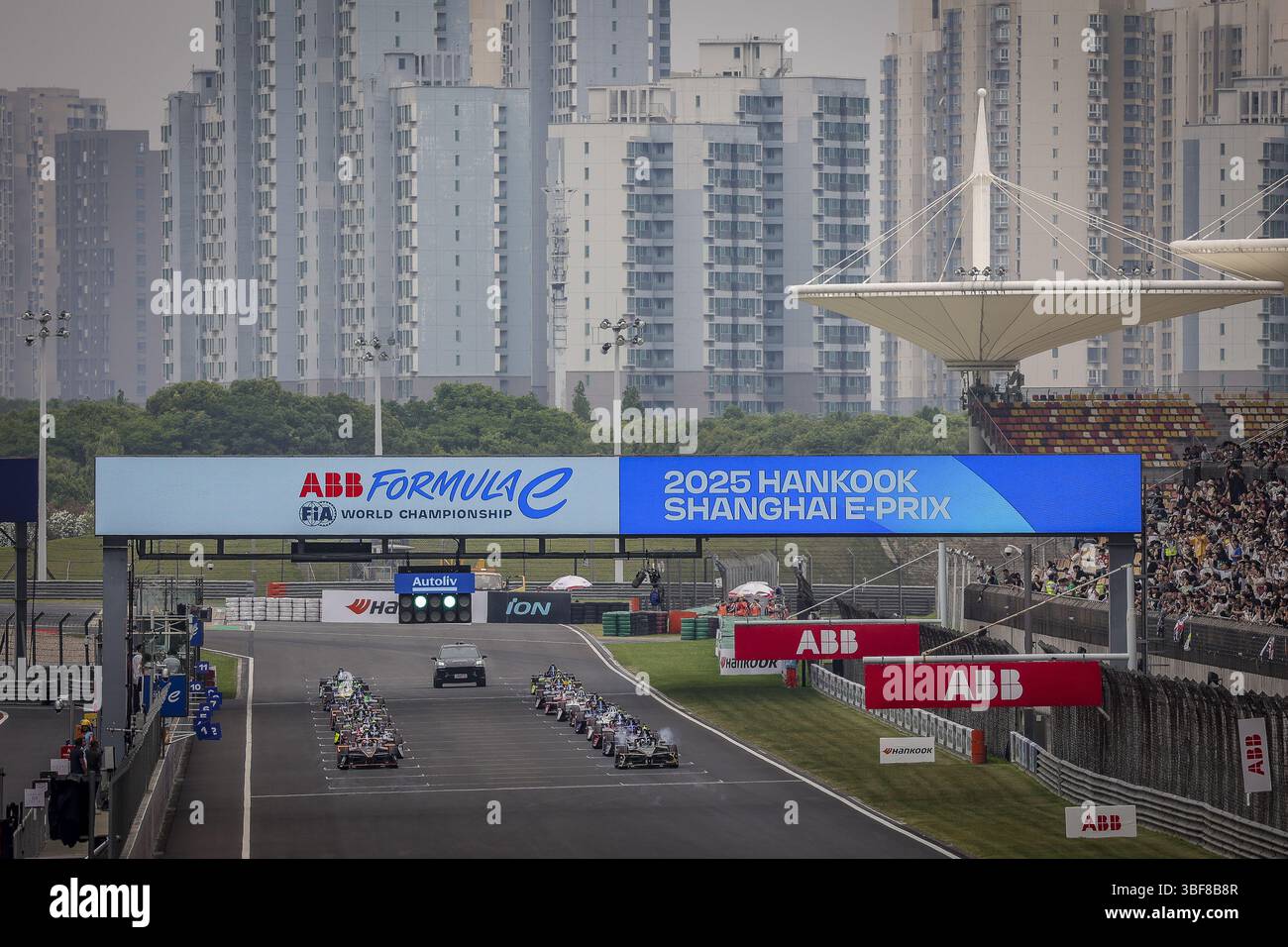depart, start of the race during the Shanghai ePrix, 10th and 11th ...
