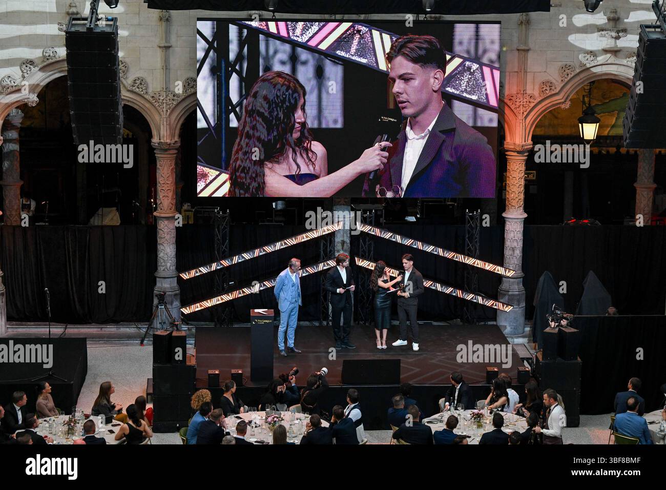 Ardon Jashari pictured during the Pro League Awards for season 2024 ...