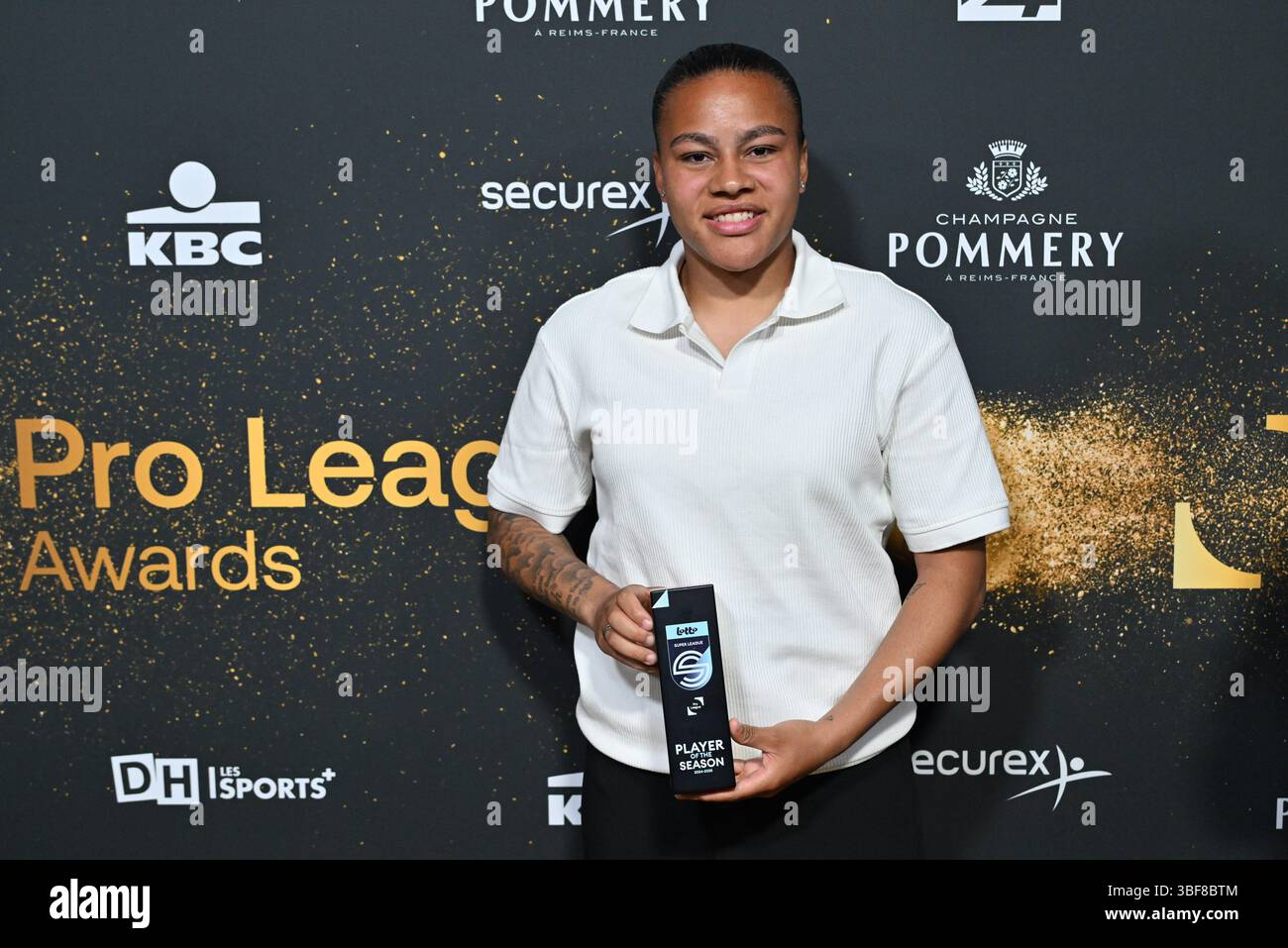 Mariam Toloba (15) of Belgium pictured during the Pro League Awards for ...