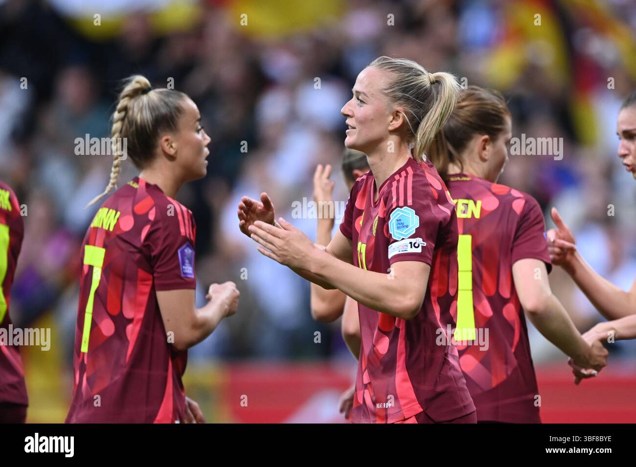 Lea SCHUELLER, Schuller (GER) celebrates after her goal to make it 2-0 ...