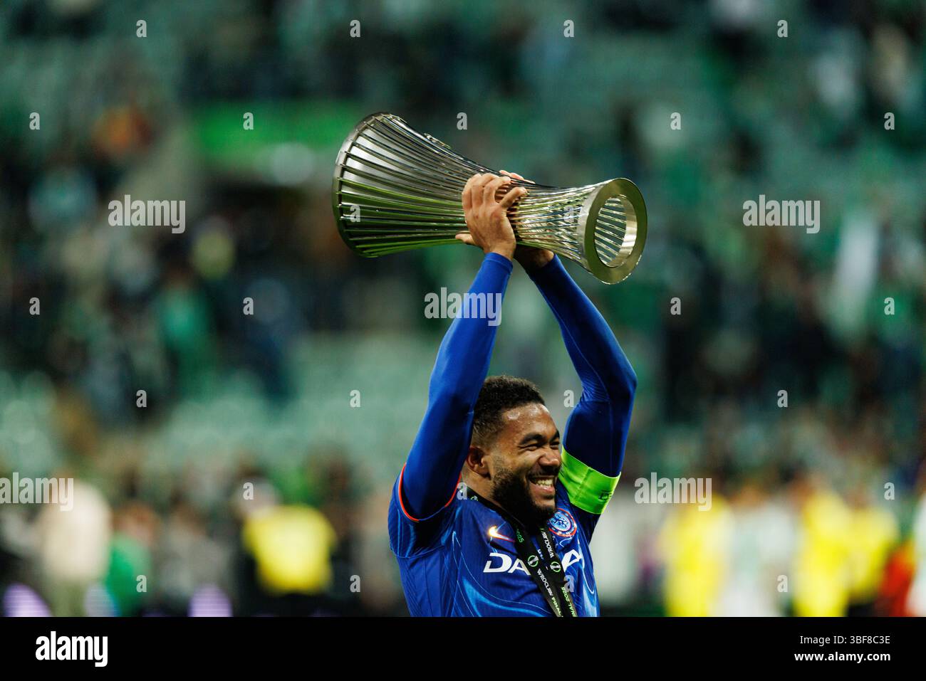 Reece James seen during UEFA Conference League 2025 final game between ...