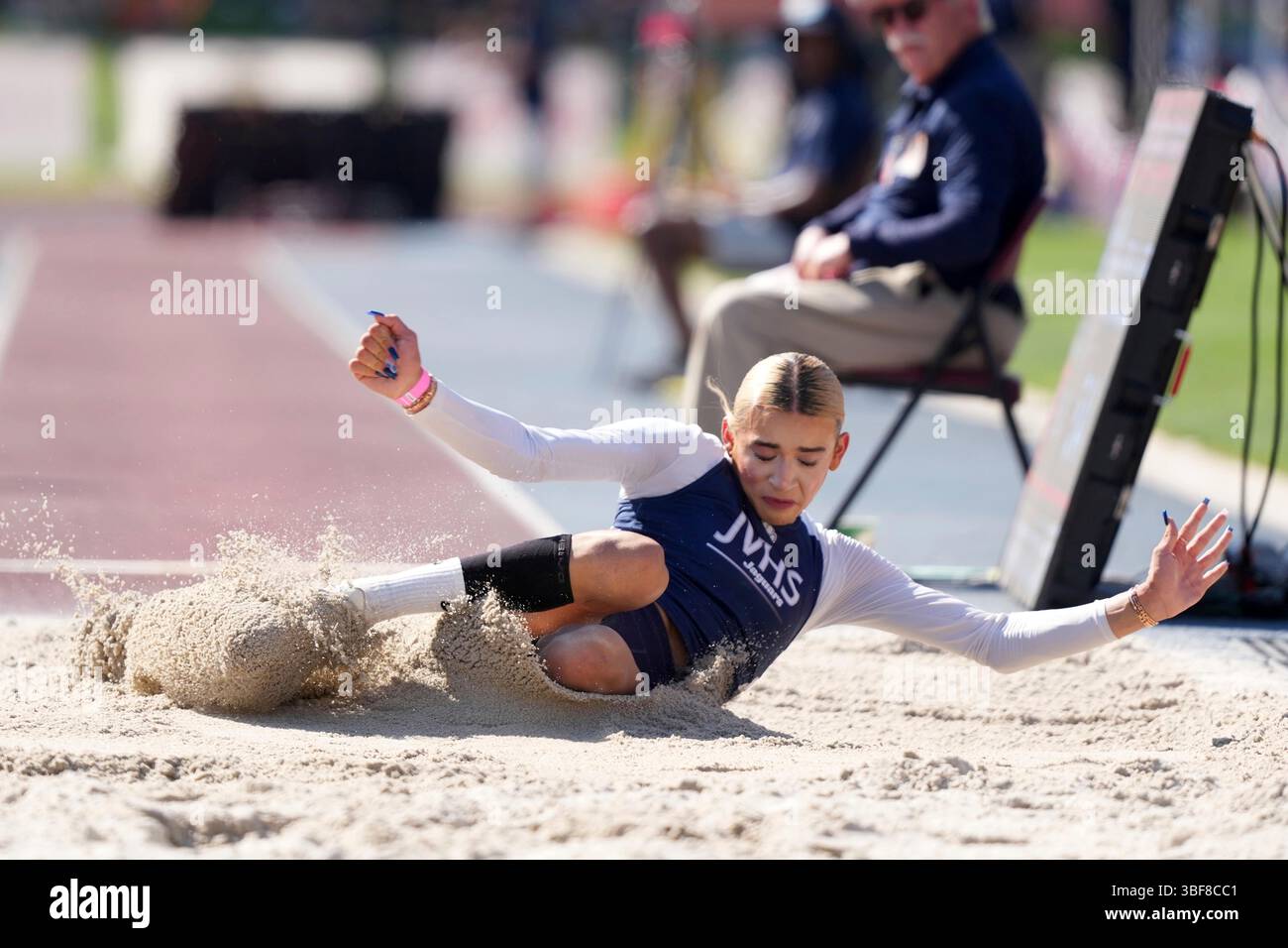 Transgender athlete AB Hernandez of Jurupa Valley competes in the girls ...