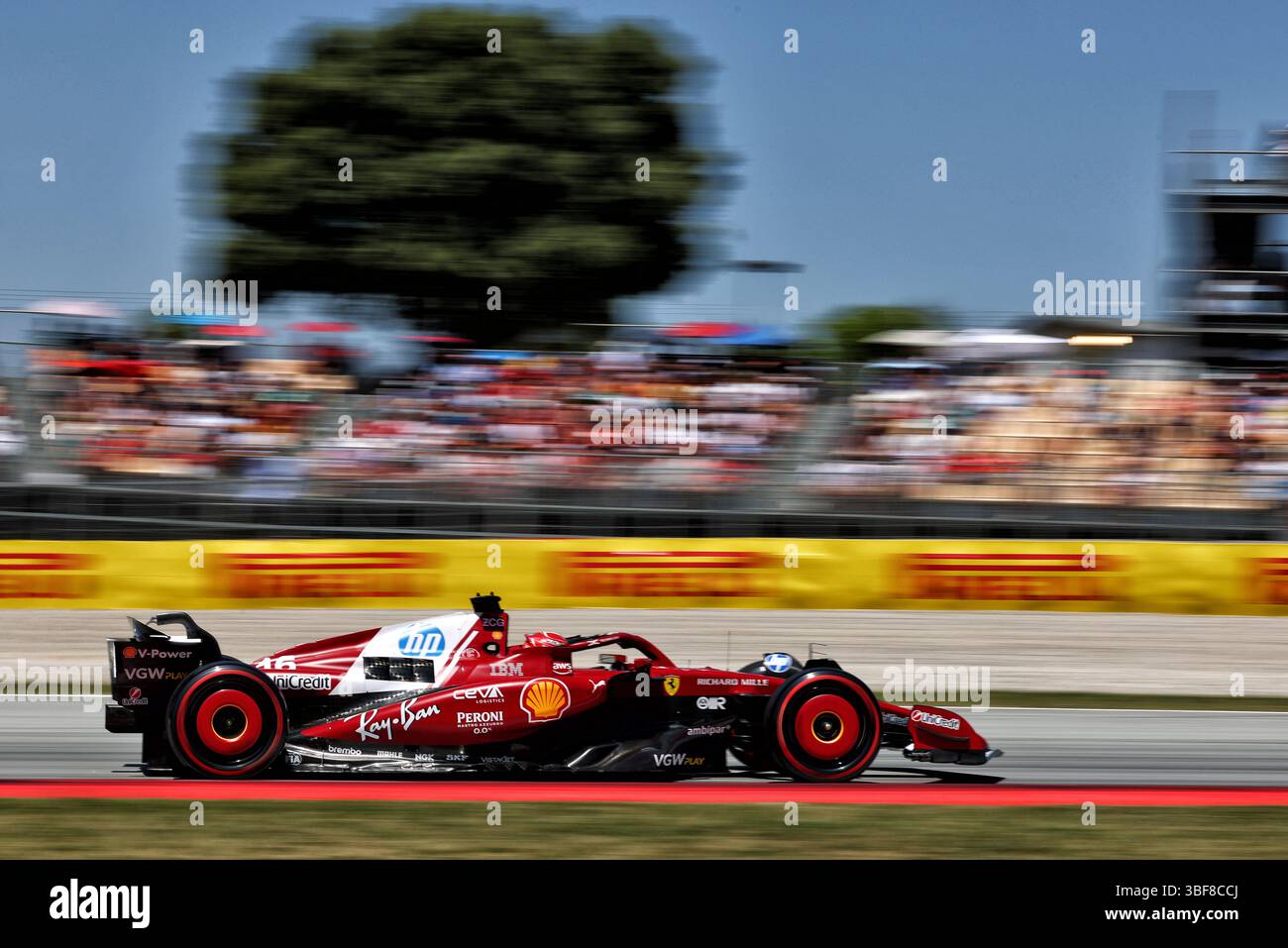 Barcelona, Spain. 31st May, 2025. Charles Leclerc (MON) Ferrari SF-25 ...