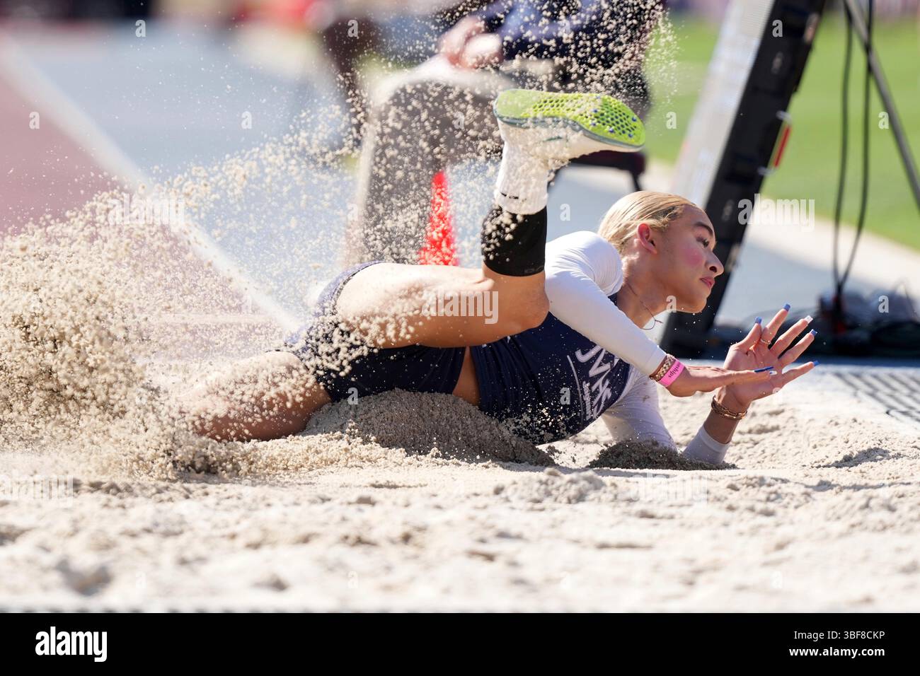 Transgender athlete AB Hernandez of Jurupa Valley competes in the girls ...
