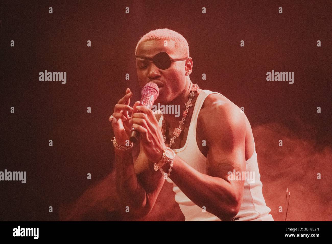 Copenhagen, Denmark. 30th, May 2025. The Nigerian singer Ruger performs ...