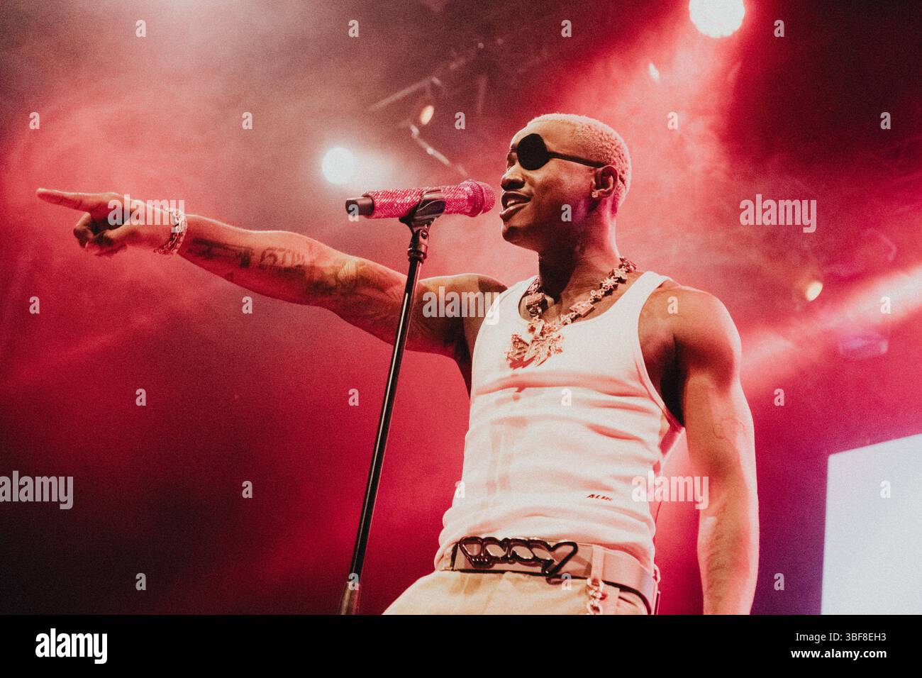 Copenhagen, Denmark. 30th May, 2025. The Nigerian singer Ruger performs ...