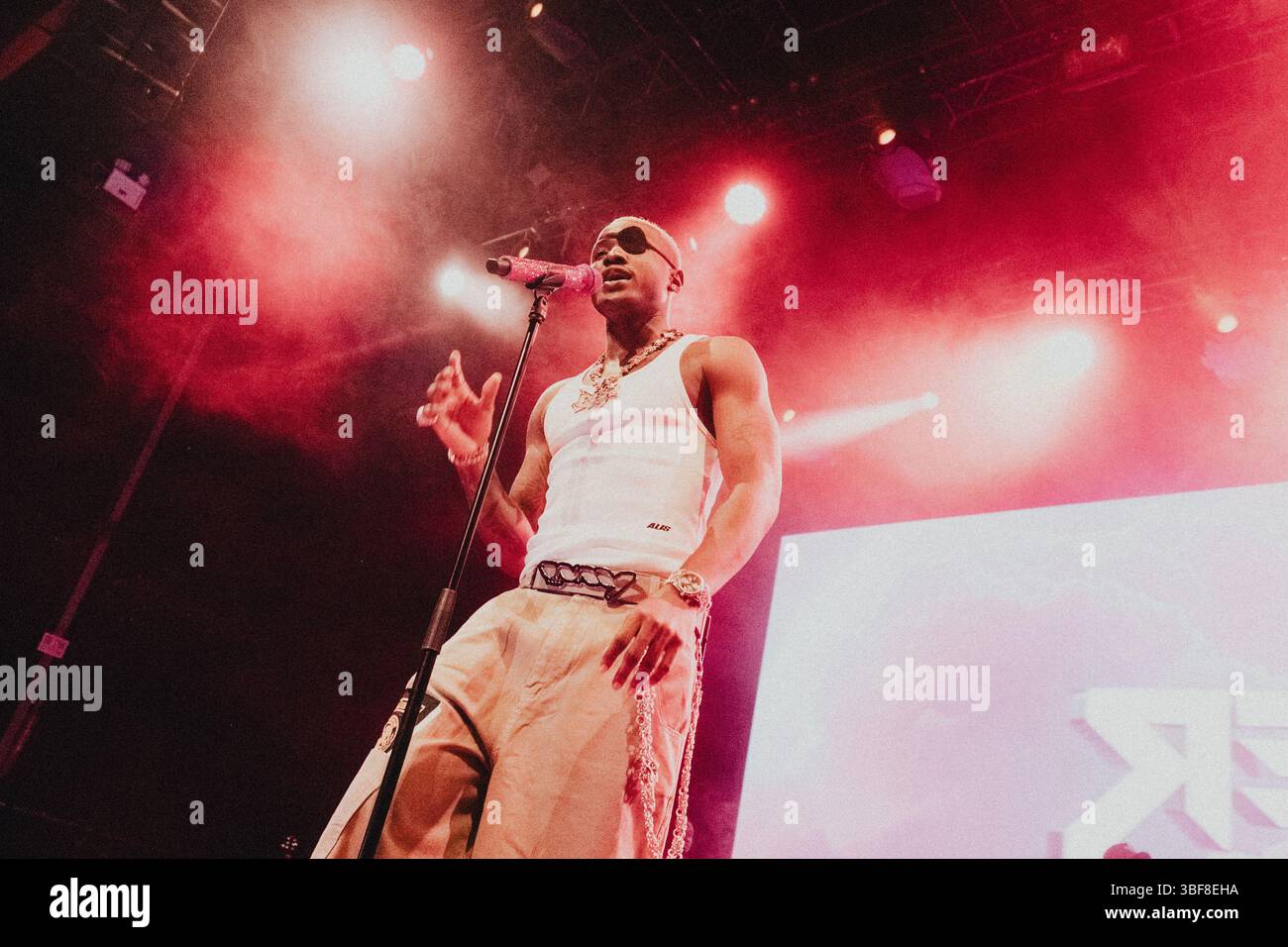 Copenhagen, Denmark. 30th May, 2025. The Nigerian singer Ruger performs ...