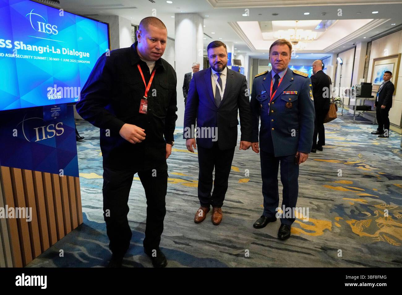 Oleksandr Kozenko, Deputy Minister of Defence of Ukraine, center ...