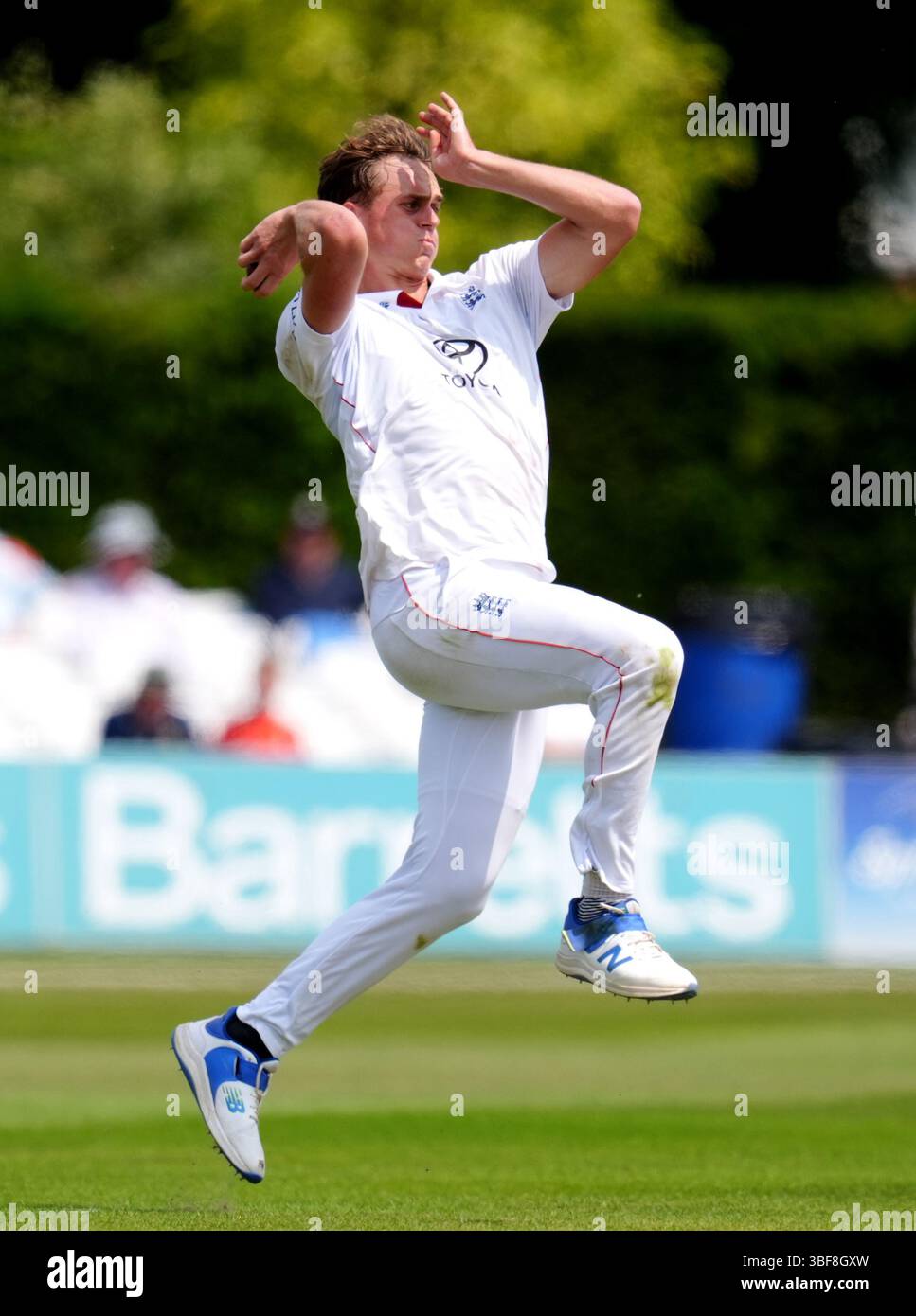 England Lion’s Eddie Jack during the test match at The Spitfire Ground ...