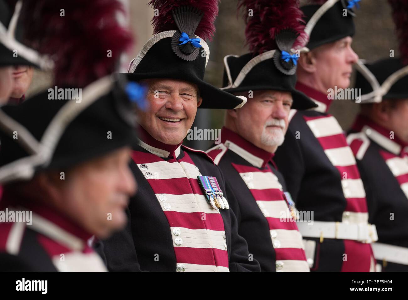 Some of the new warders ahead of a special ceremony where thirteen new ...