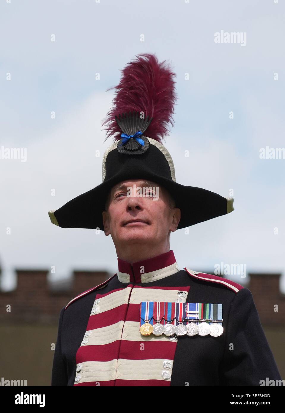 New Warder Trevor Hill ahead of a special ceremony where thirteen new ...