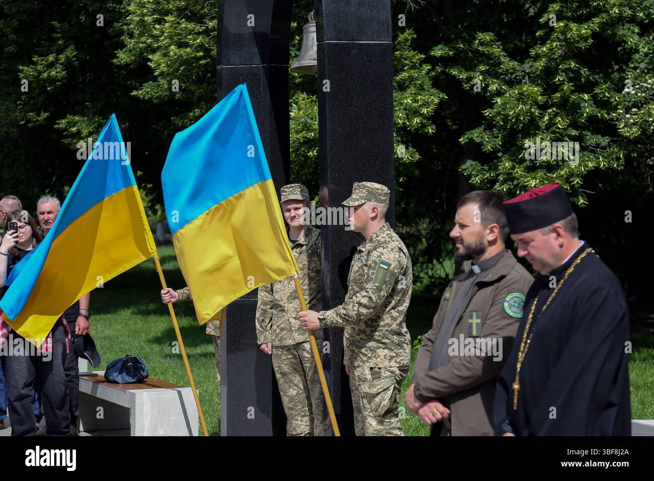 Odessa, Ukraine. 31st May, 2025. Cadets of the Military Academy hold ...