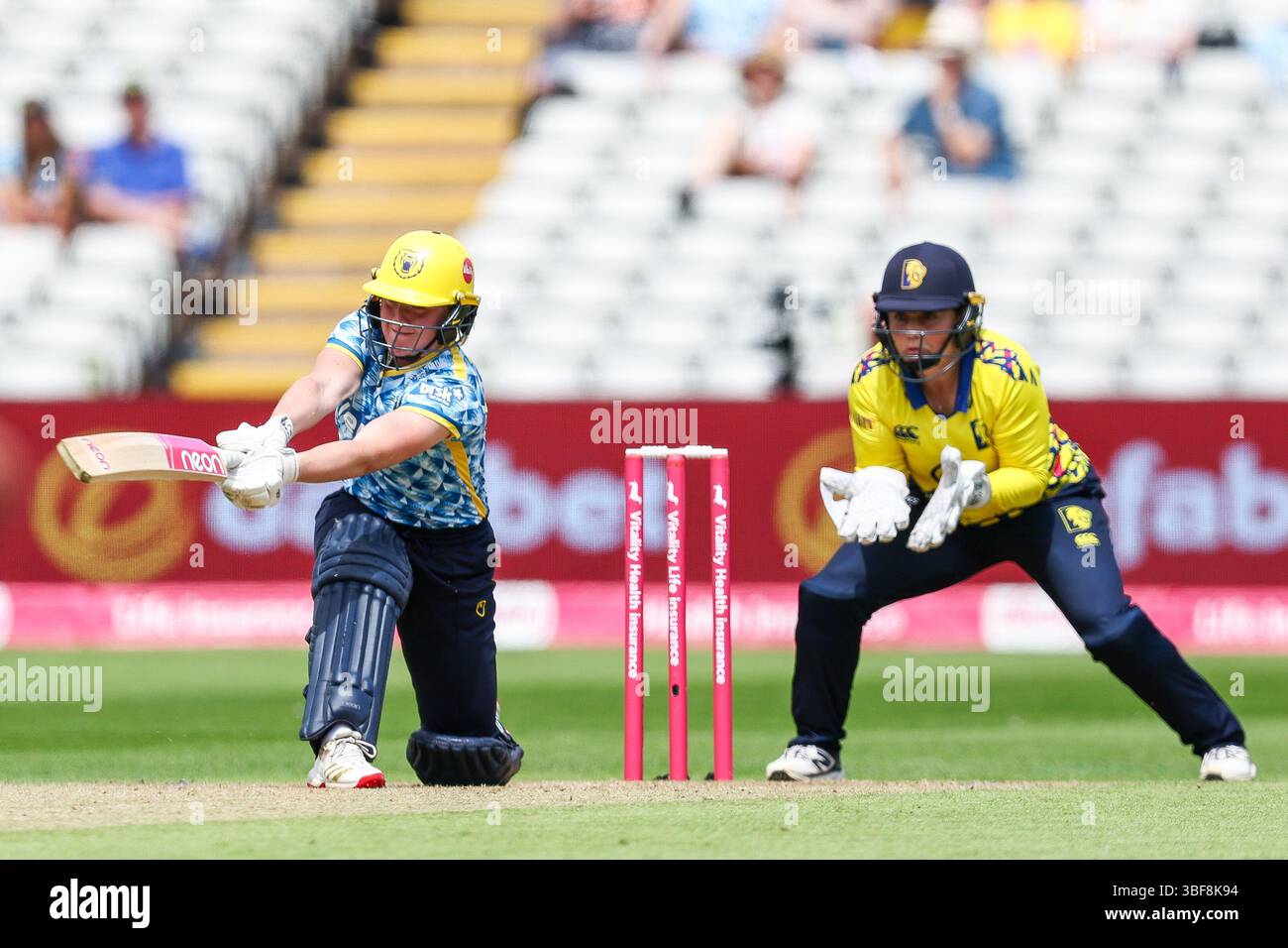 Birmingham, UK. 31st May, 2025. #28, Charis Pavely of Warwickshire in ...