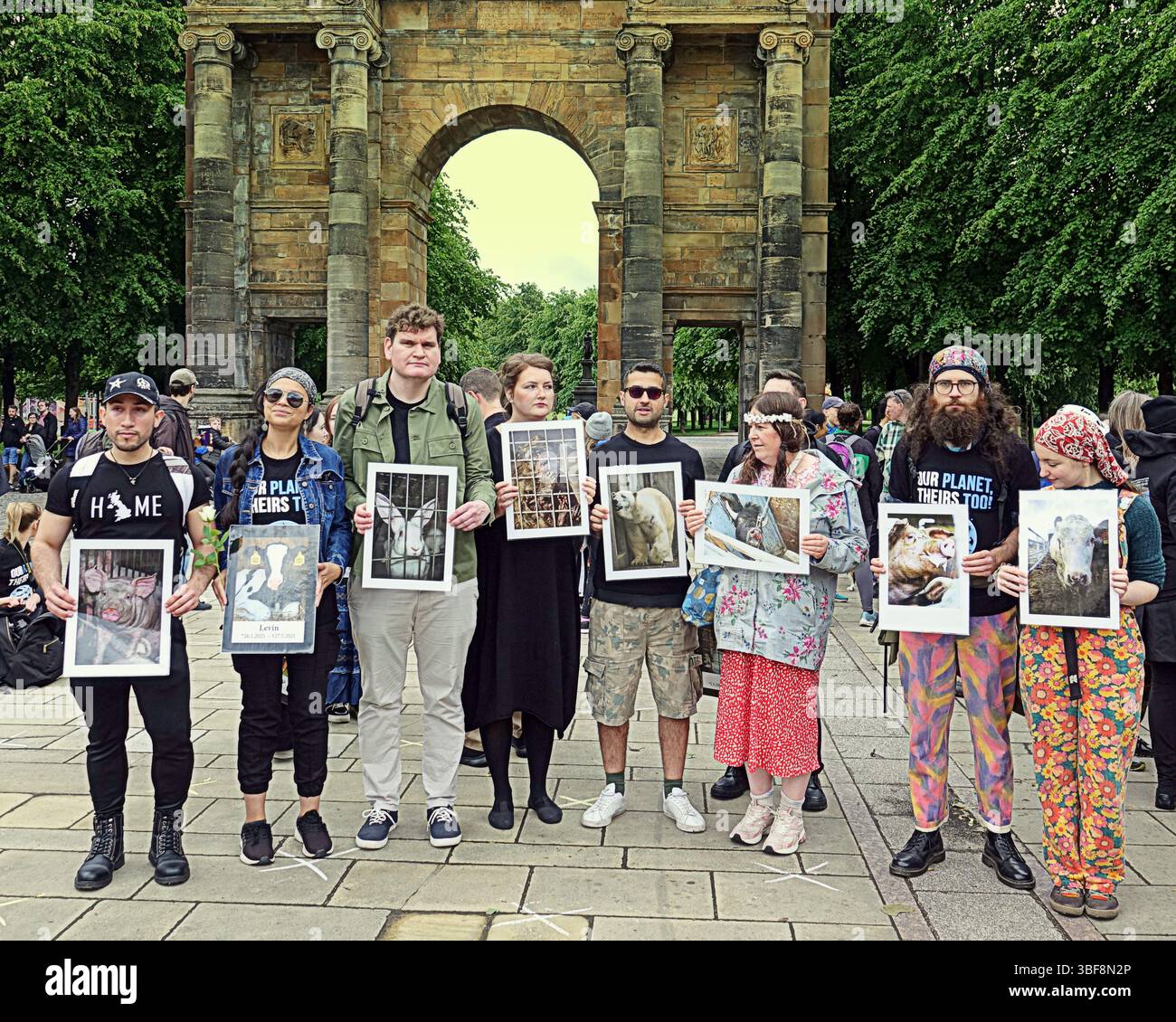 Glasgow, Scotland, UK. 31st May, 2025. Animal rights protest for ...
