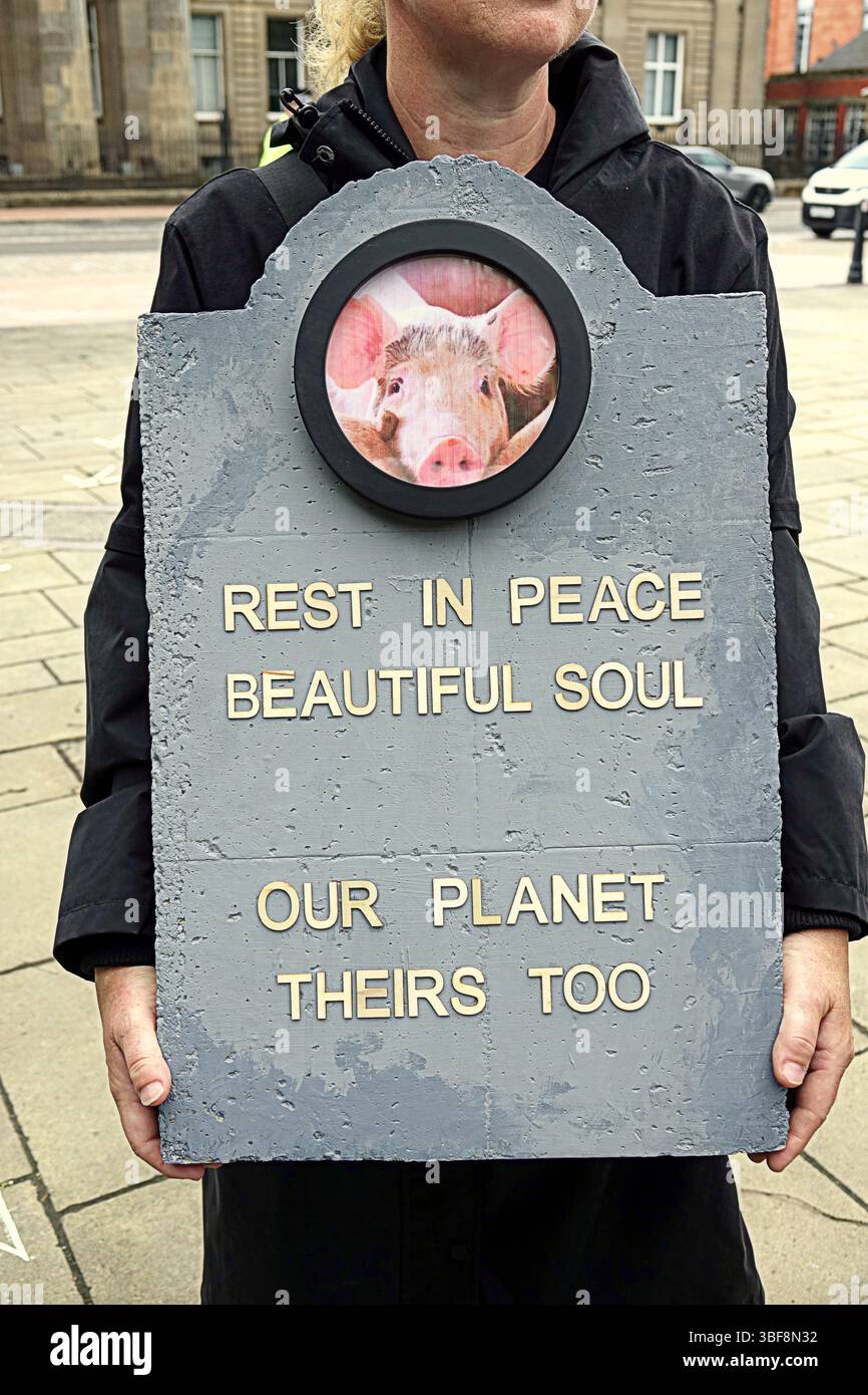 Glasgow, Scotland, UK. 31st May, 2025. Animal rights protest for ...