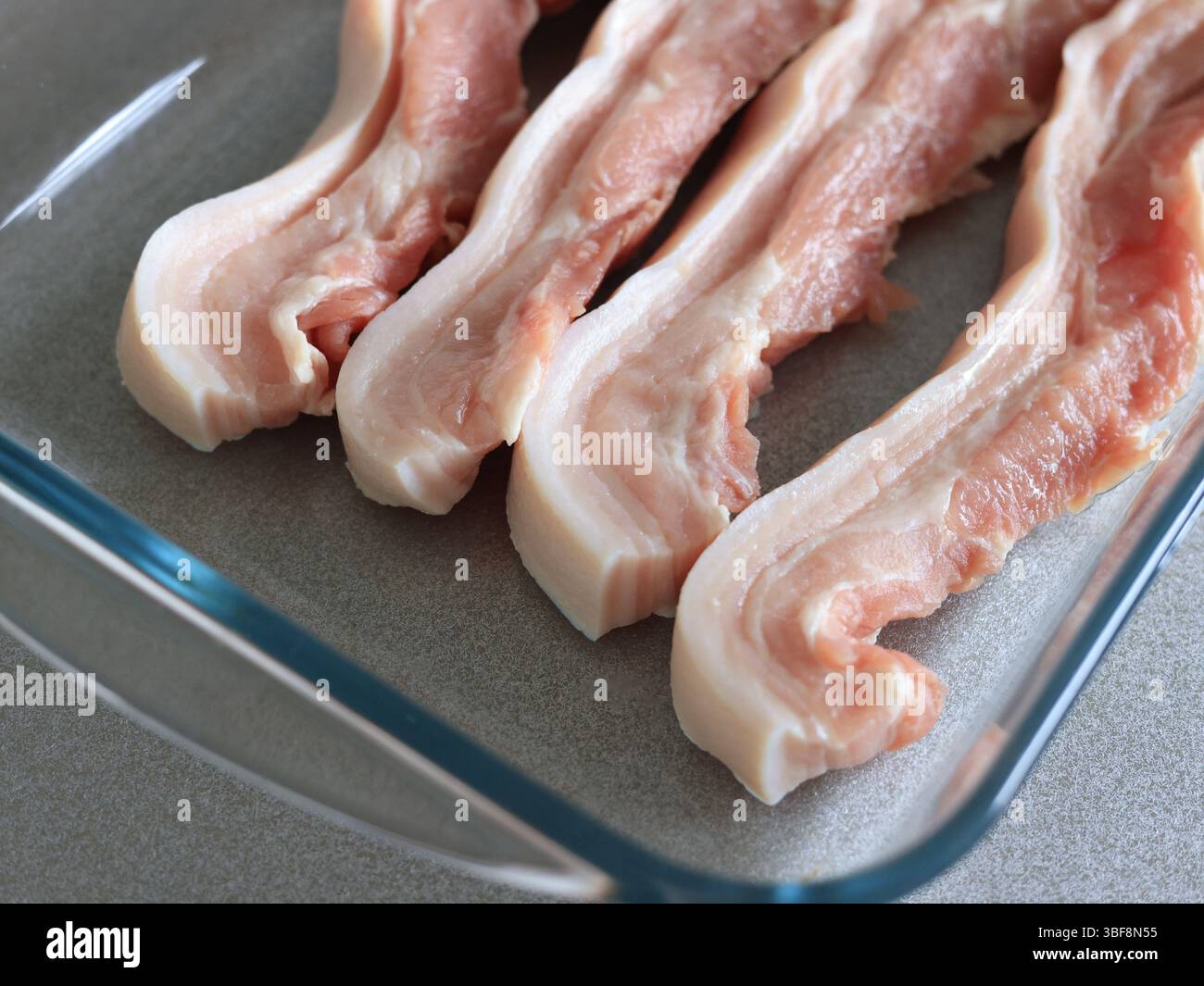 Pork belly meat Stock Photo - Alamy