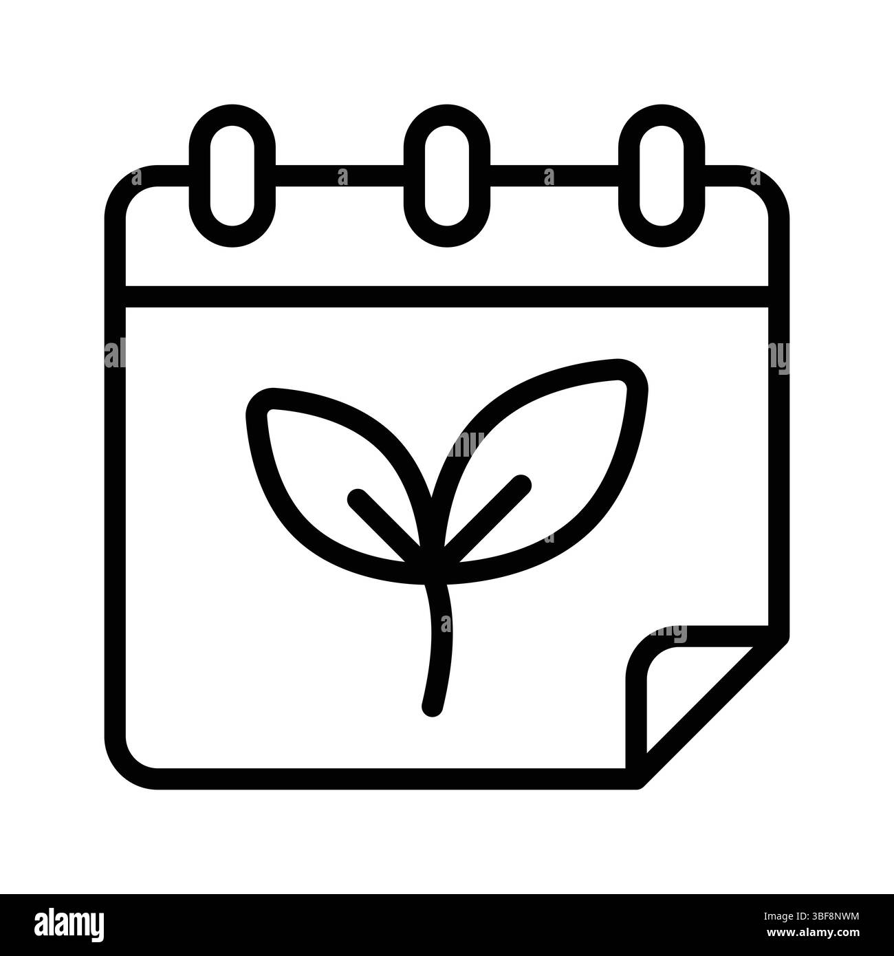 A planting schedule to keep track of garden tasks and timelines Stock ...