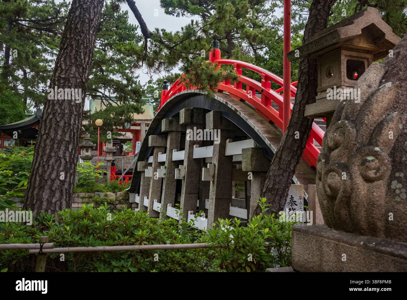 Osaka, Japan - Jun 25, 2024: Sumiyoshi Grand Shrine, is a Shinto shrine ...